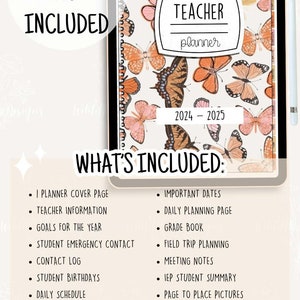 Digital Teacher Planner I 2024-2025 School Year I Digital Download I ...