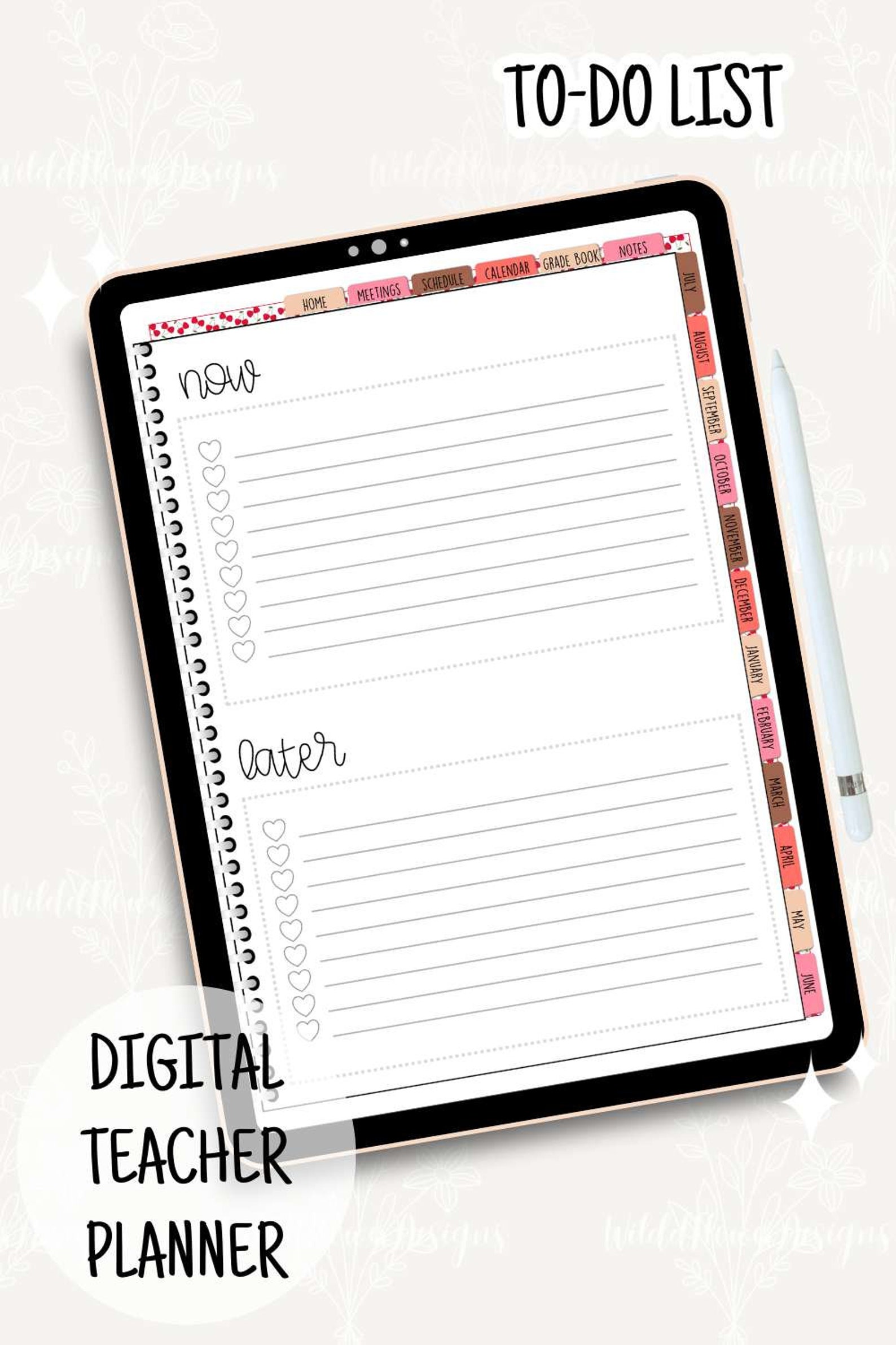 Digital Teacher Planner I 2024-2025 School Year I Digital Download I ...