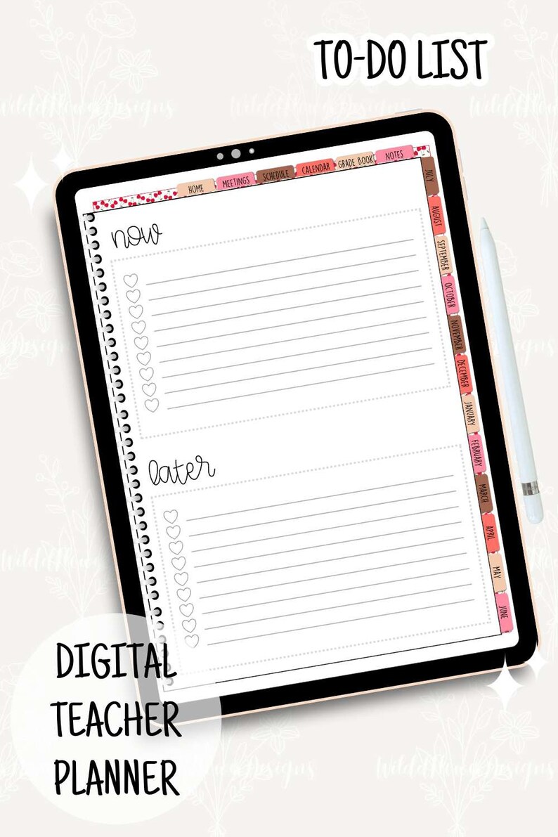 Digital Teacher Planner I 2024-2025 School Year I Digital Download I ...