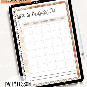 Digital Teacher Planner I 2024-2025 School Year I Digital Download I ...