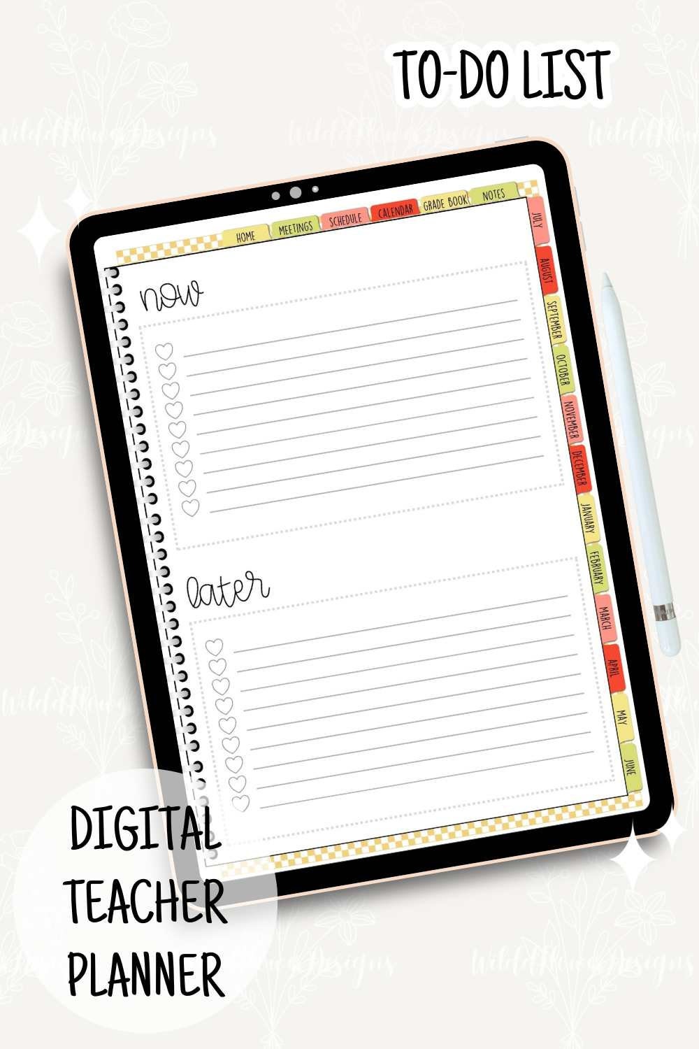 Digital Teacher Planner I 2024-2025 School Year I Digital Download I ...