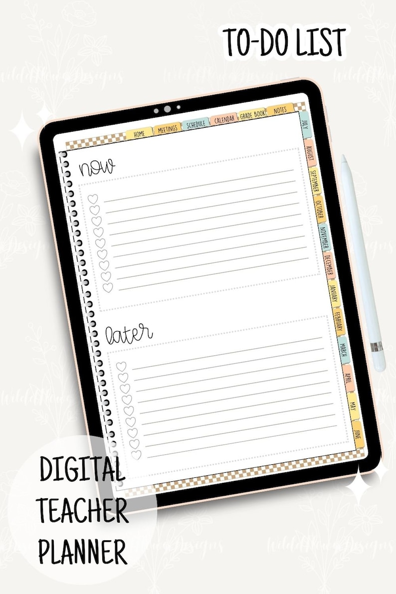 Digital Teacher Planner I 2024-2025 School Year I Digital Download I ...