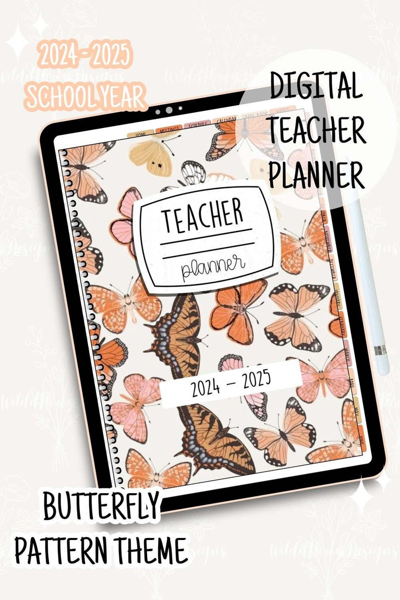 Digital Teacher Planner I 2024-2025 School Year I Digital Download I ...