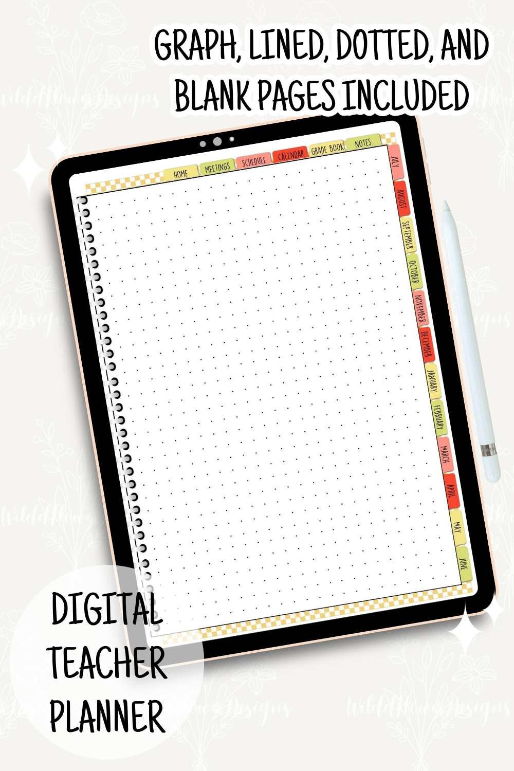 Digital Teacher Planner I 2024-2025 School Year I Digital Download I ...