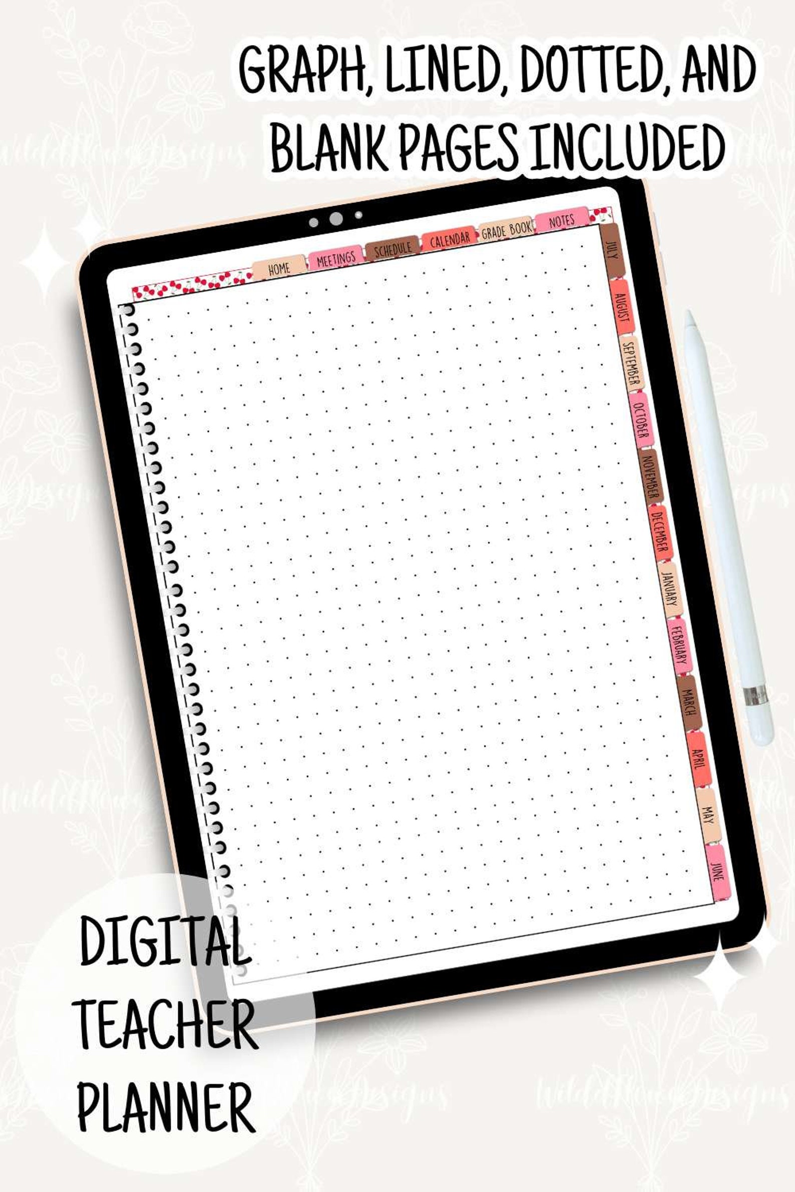 Digital Teacher Planner I 2024-2025 School Year I Digital Download I ...