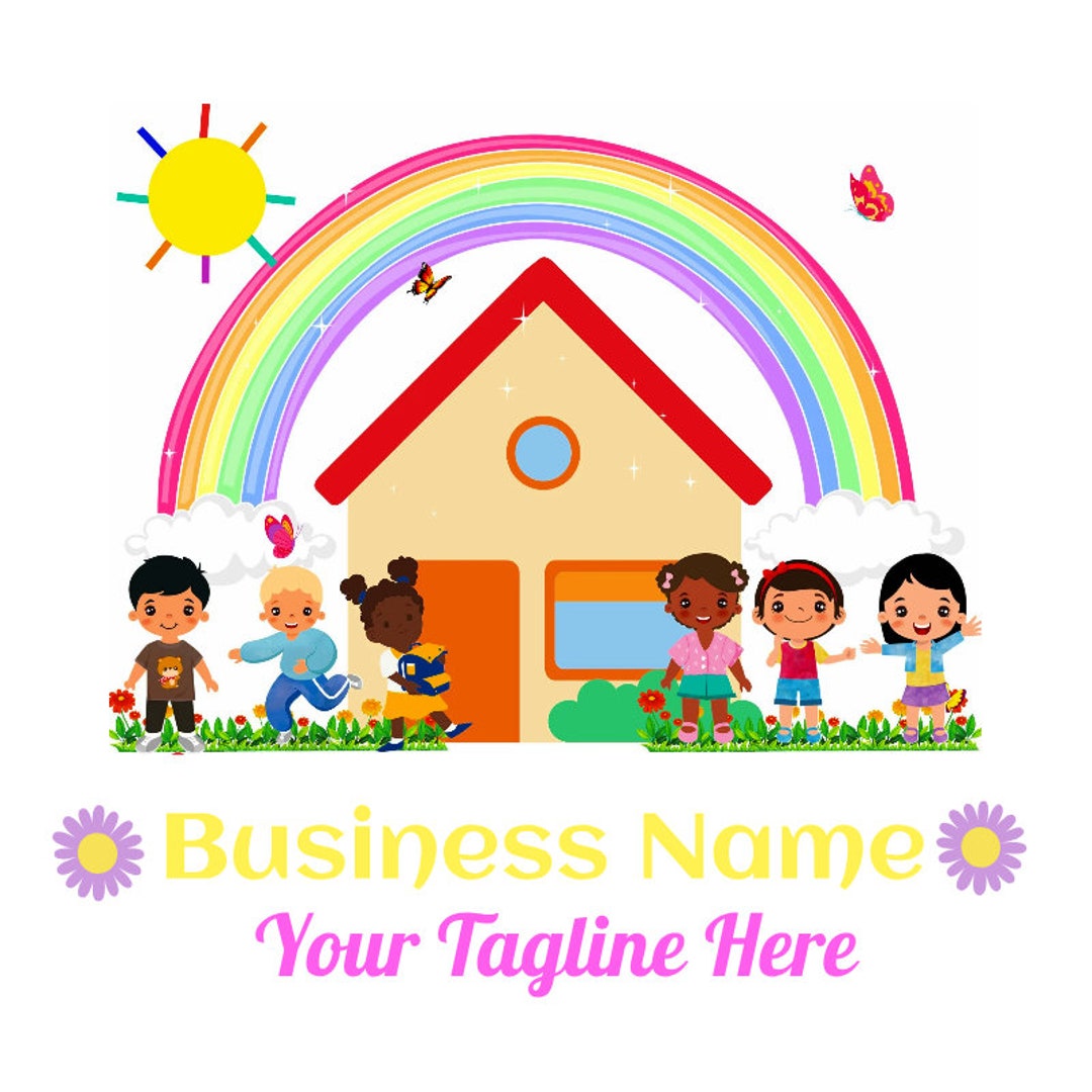 Customized Daycare Logo for Small Businesses - Etsy