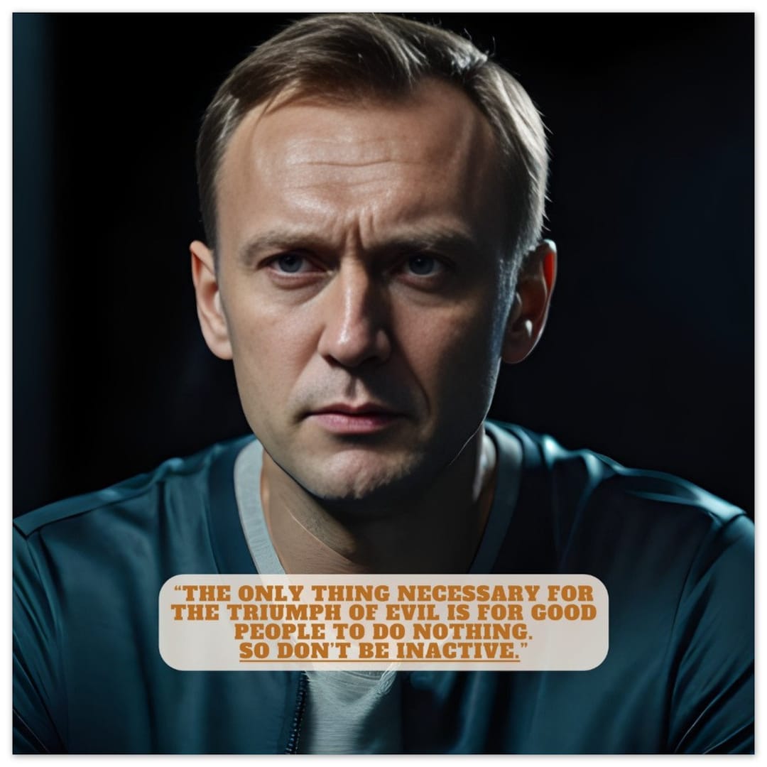 Alexei Navalny Quote Poster Art - 5x7, 8x10, 10x10, 12x12 - Etsy