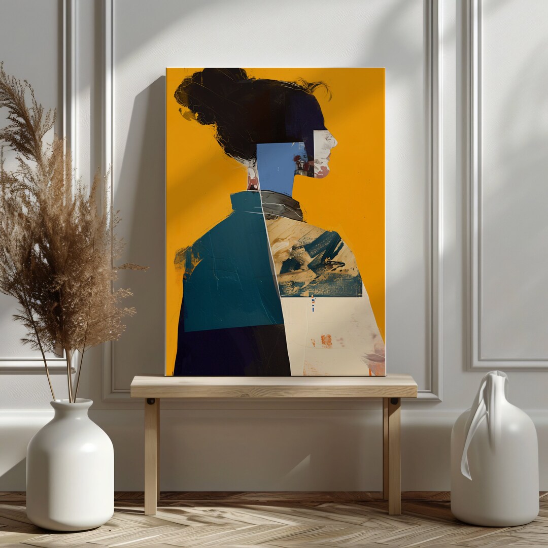 Myself Together: Rauschenberg Inspired Collage Artwork Digital Print ...