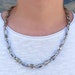 925K Sterling Silver Byzantine Chain Necklace: Oxidized Bali Style - Etsy