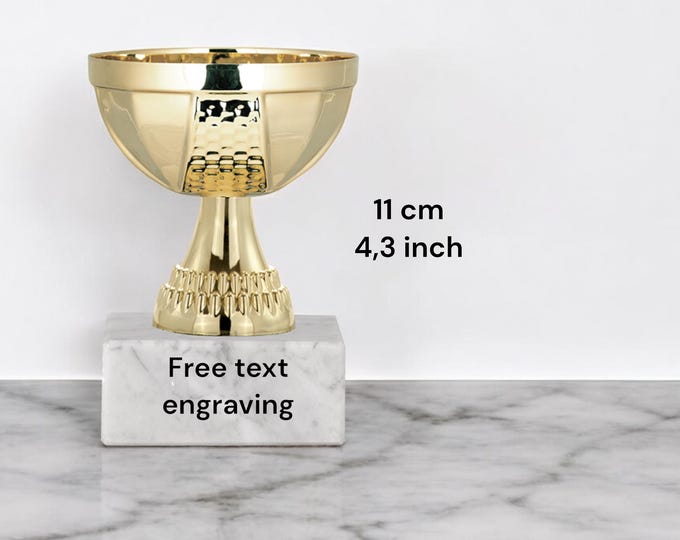 Trofeo moderno de acero cortado con láser, premio corporativo, premio ...