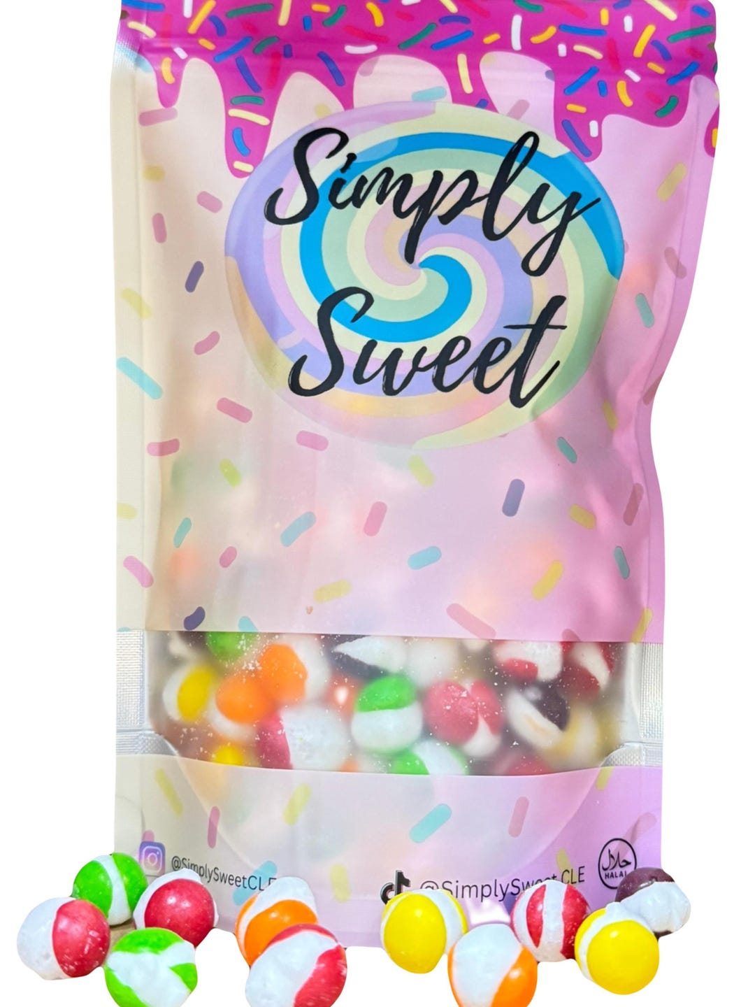 Freeze Dried Rainbow Puffs Sweet Candy - Etsy