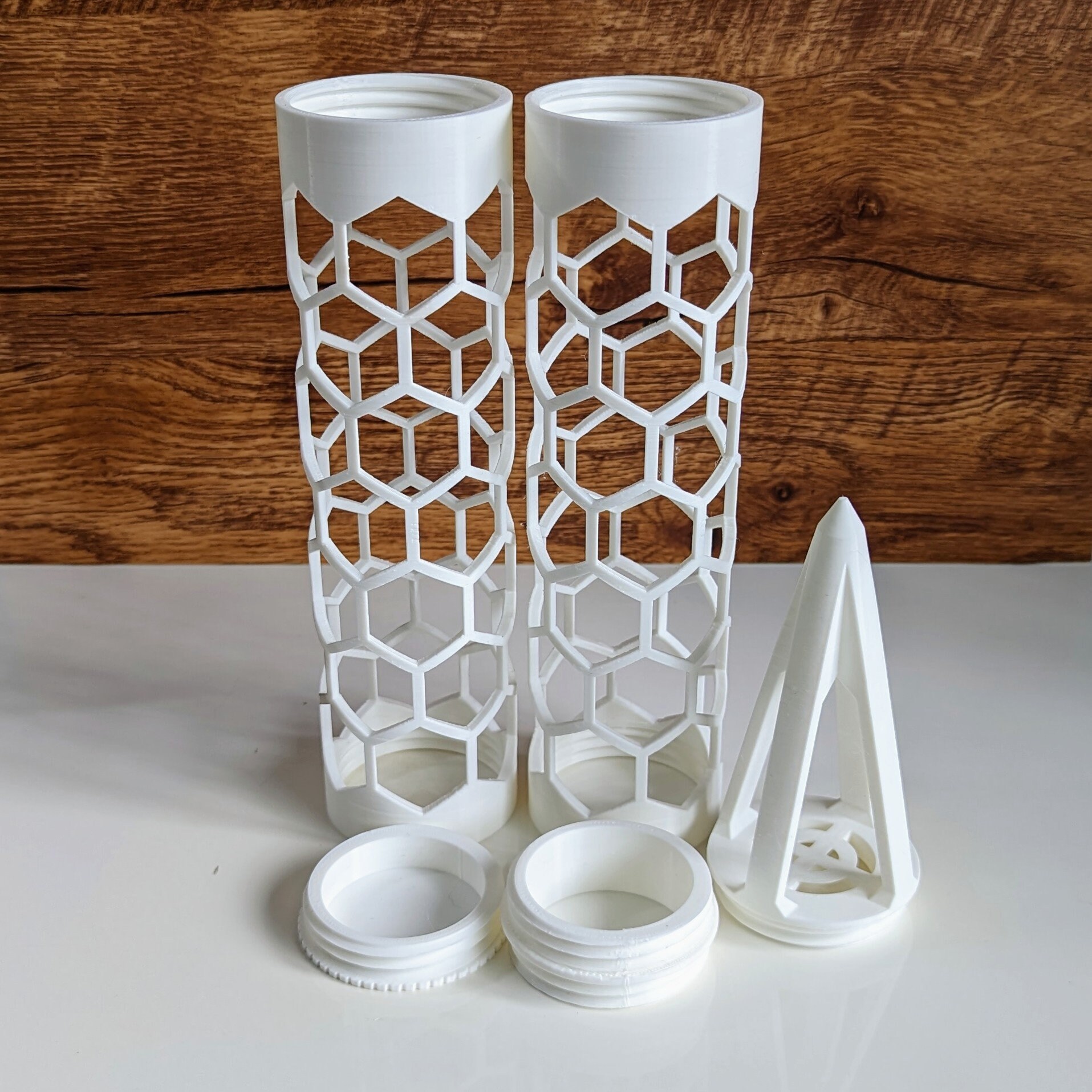 Modular Moss Pole Kit: Stackable Pole H 20cm D 6CM, 3D Printed Custom ...