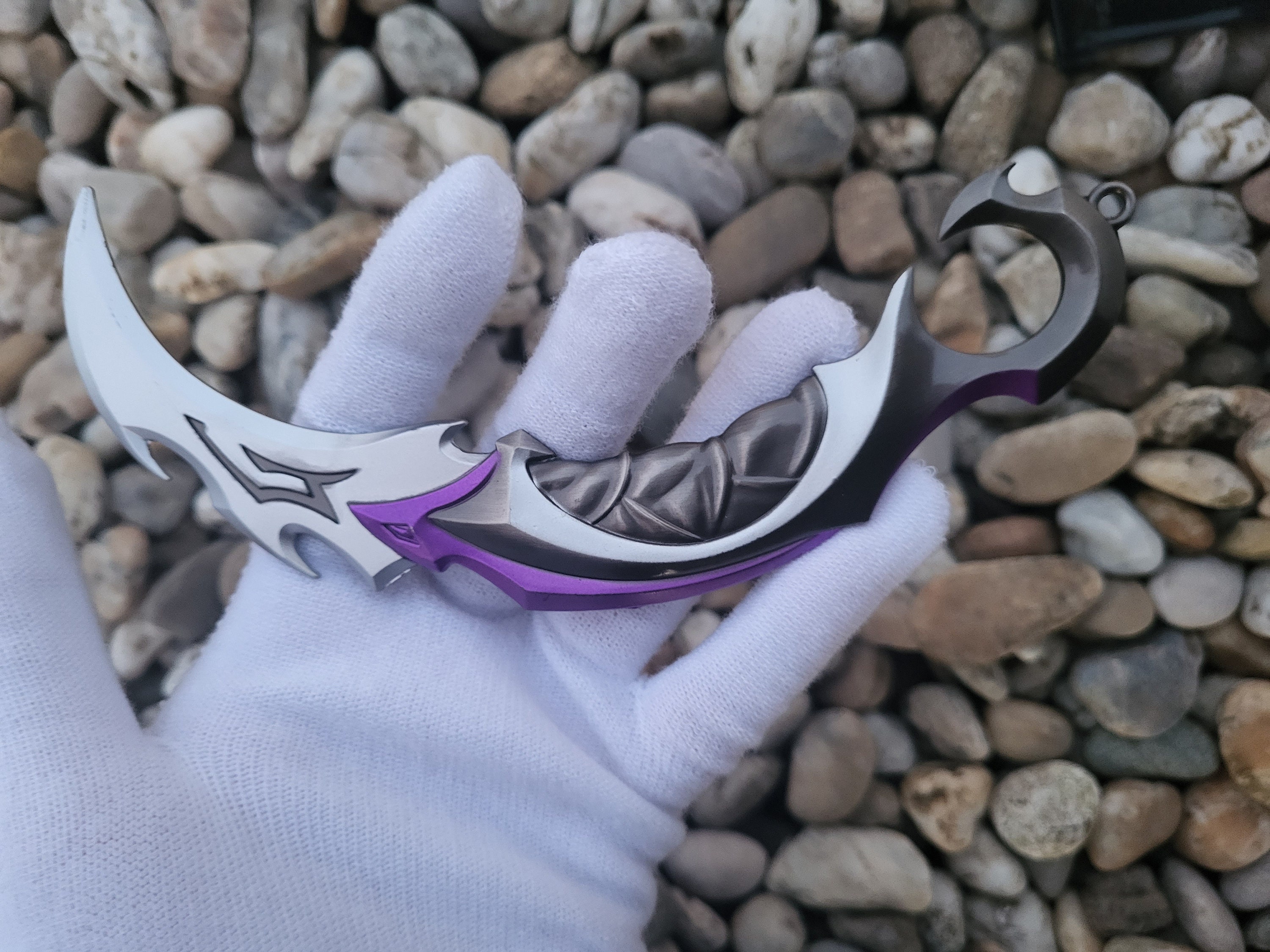 Valorant Weapon 16cm Prime Karambit Metal, Melee Reaver Metal, Melee ...