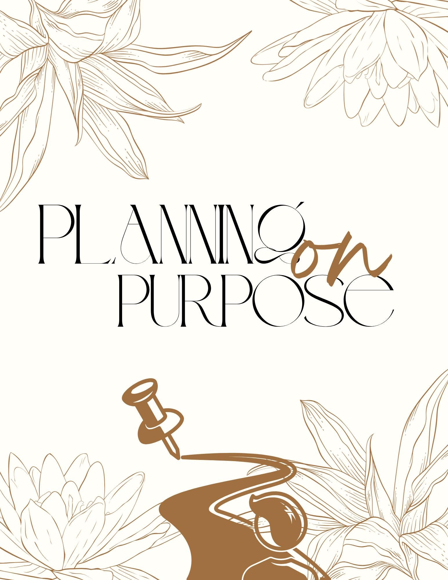 Digital 12-month Planner: Planning With Purpose - Etsy