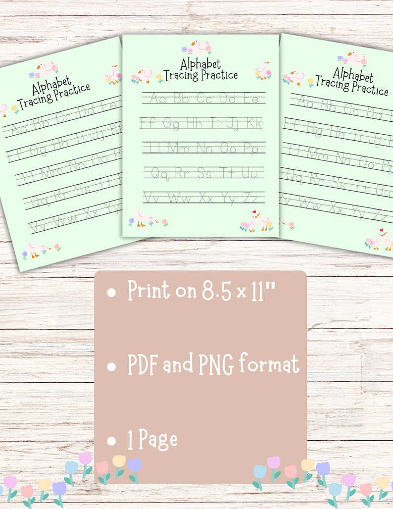 Alphabet Tracing Sheet, ABC Tracing, Handwriting Practice, Tracing ...