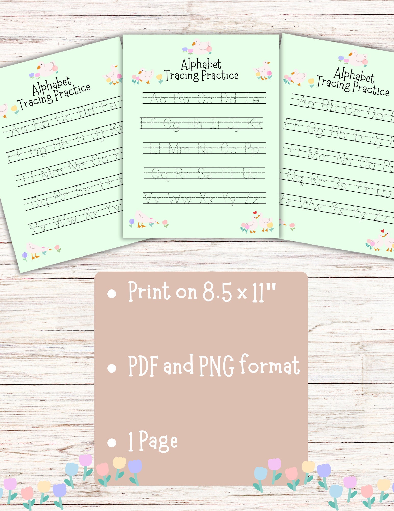 Alphabet Tracing Sheet, ABC Tracing, Handwriting Practice, Tracing ...