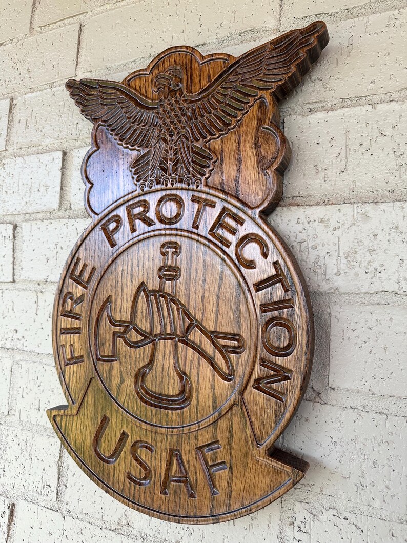 Air Force Fire Protection Badge - Etsy