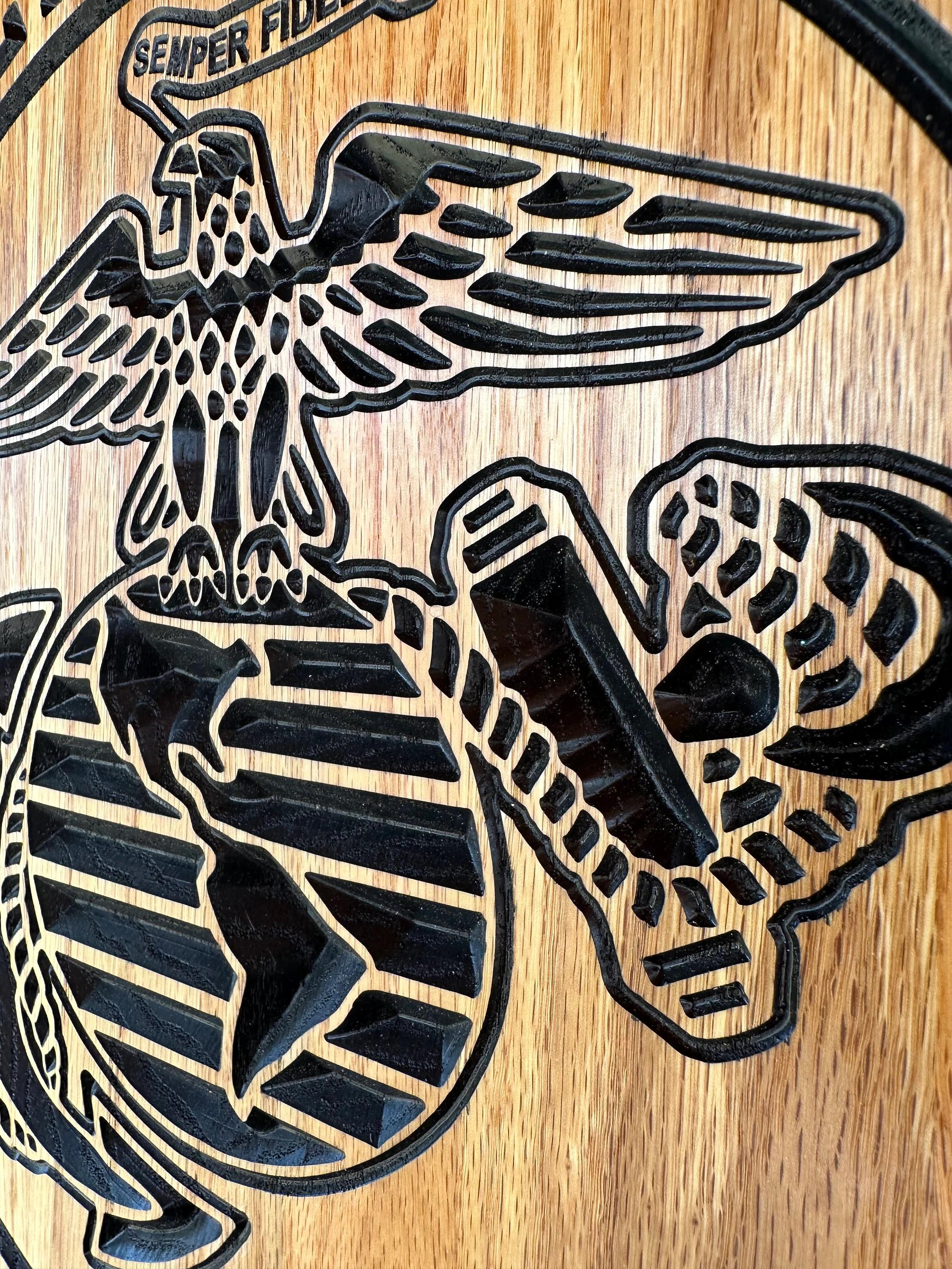 USMC United States Marine Corps Eagle Globe and Anchor EGA Emblem ...