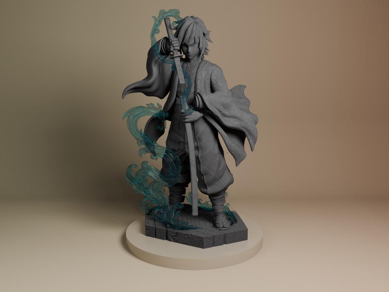 Tomioka – Oni Hunter Corps – Resin Model Kit by Myanimate – 16K ...