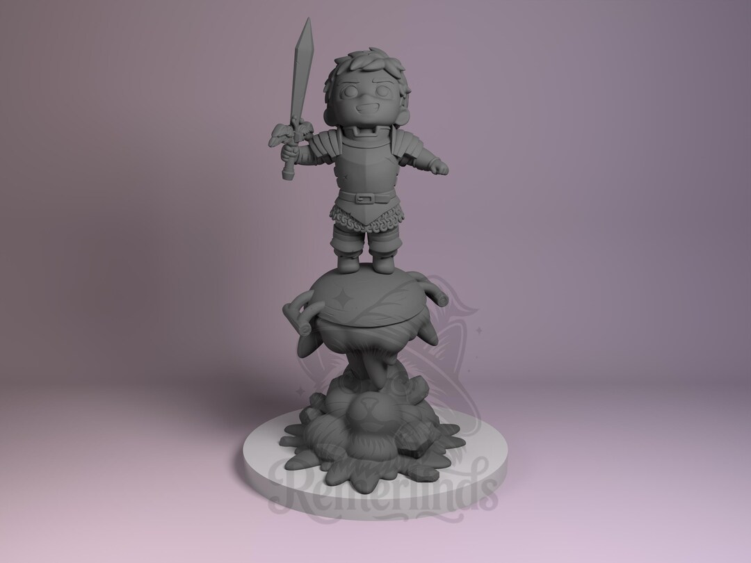 Laios Touden – Dungeon Meshi – Chibi Model Kit by Nomnom – 16K ...