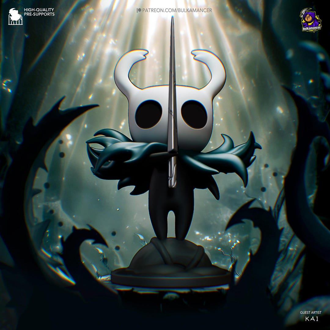 Hollow Knight – Hollow Knight – Kit de modelo chibi de Bulkamancer ...