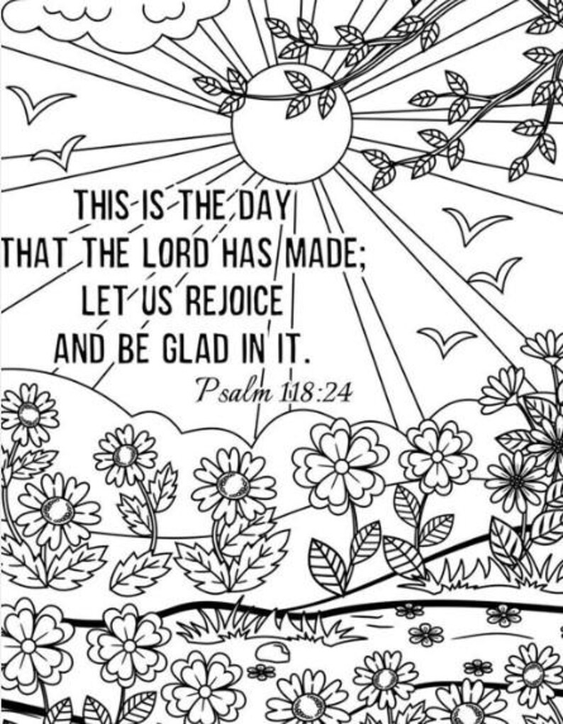 Bible Story Activity Sheets Coloring Pages 40 Pages 8.5x11 Sheets PDF ...