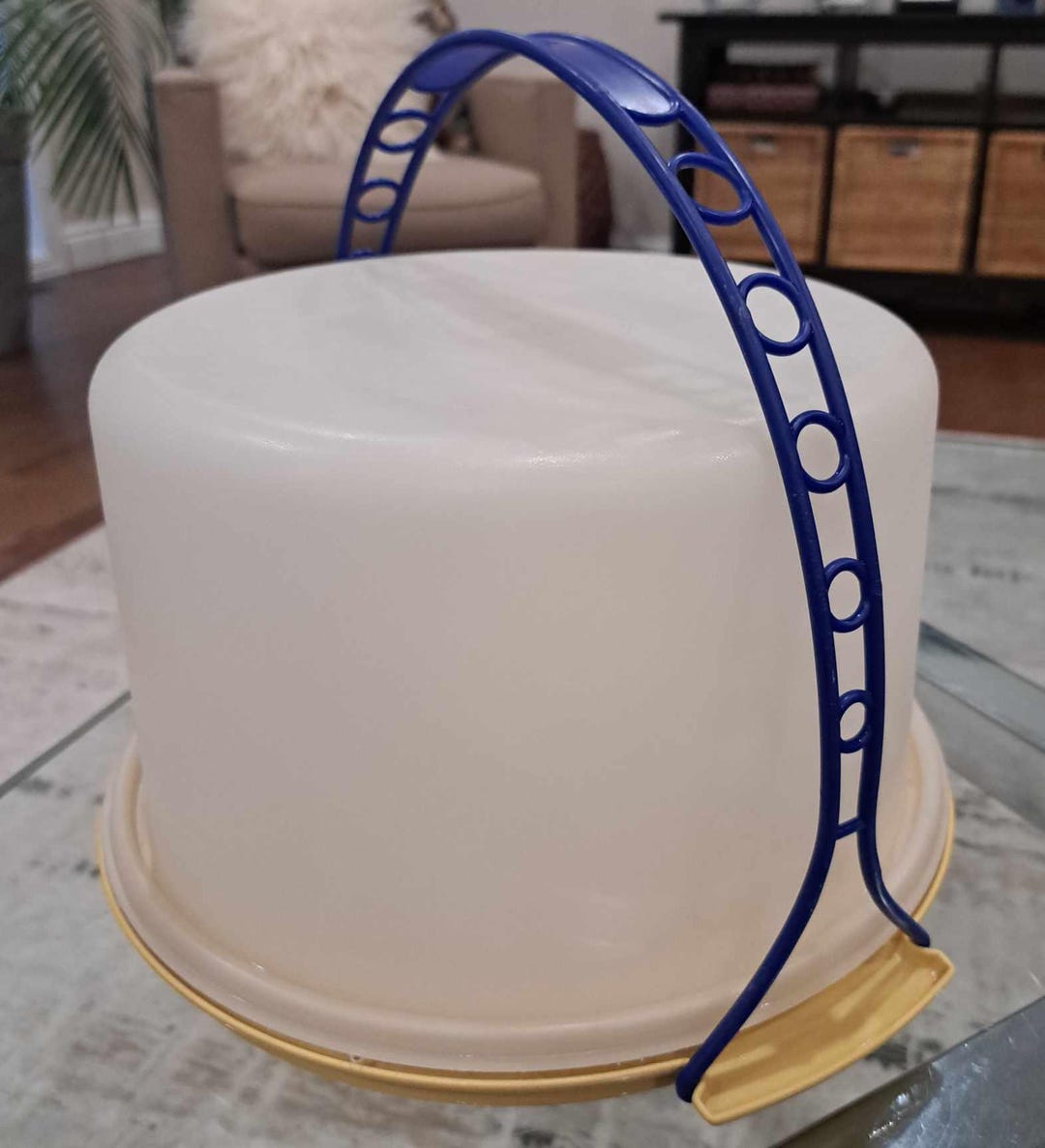 Tupperware Round Cake Carrier - Etsy