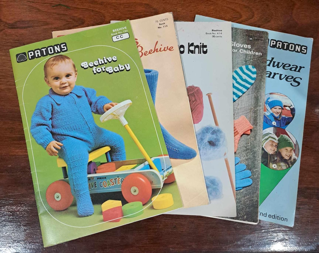 Vintage Knitting Pattern Books - Etsy