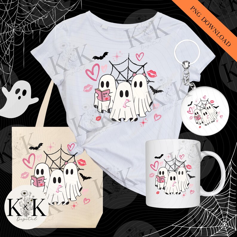 Mean Ghost Png, Retro Halloween Png, Ghouls Ghost Png, Cute Ghost Png ...
