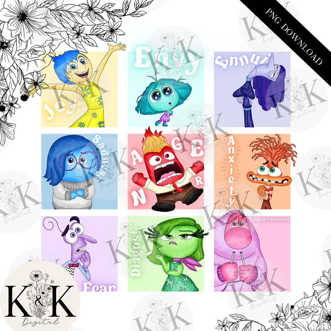 Today I Feel All the Feels Inside Out 2, Inside Out 2 Png, Inside Out ...