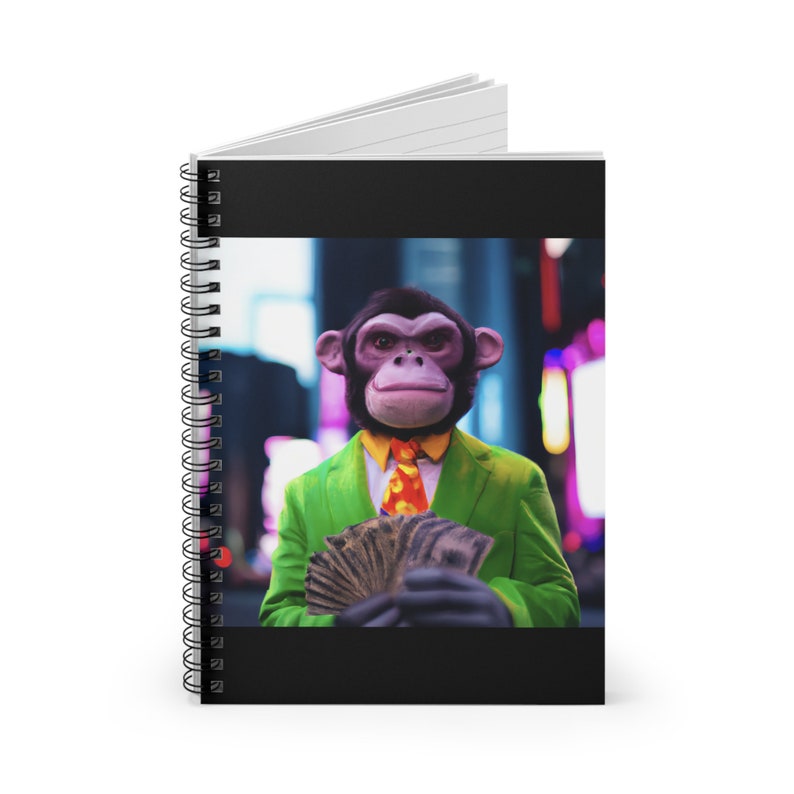Muggsy Goon, the NYC Monkey in a Suit #3 Edition, Spiral Notebook ...