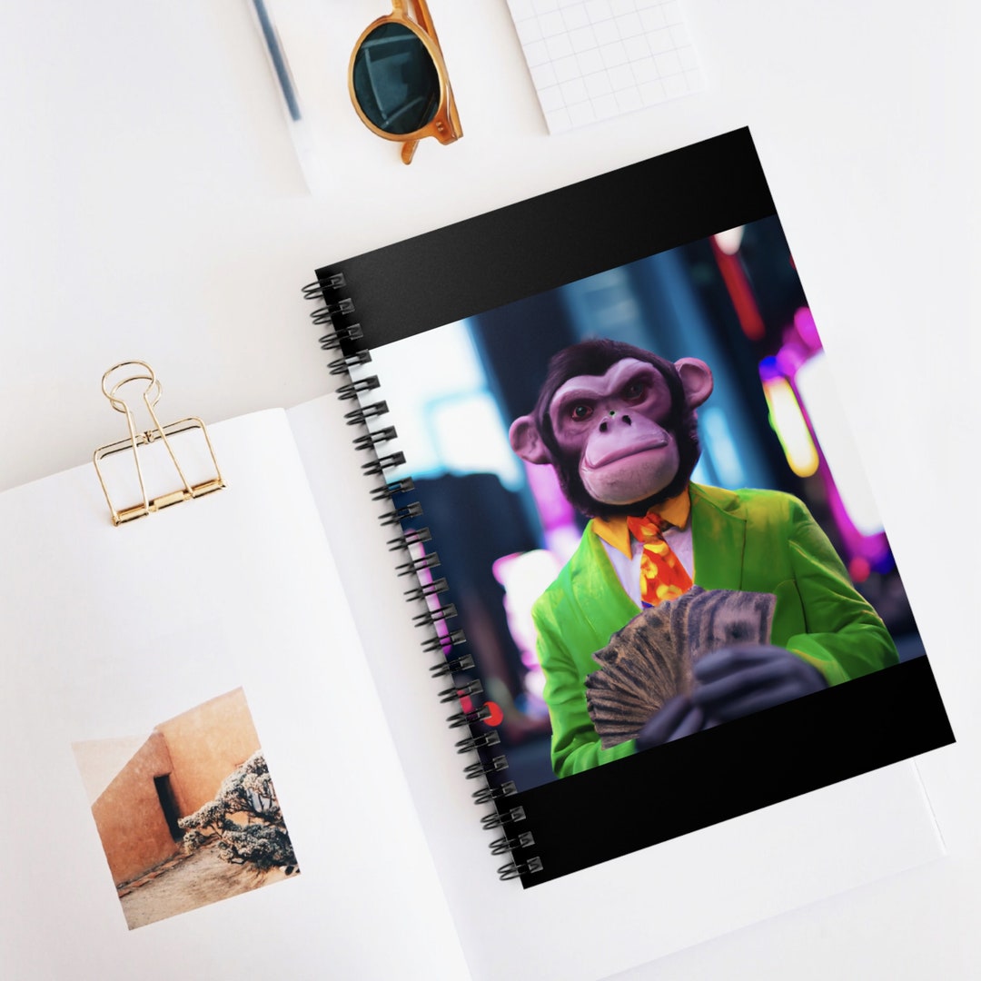 Muggsy Goon, the NYC Monkey in a Suit #3 Edition, Spiral Notebook ...