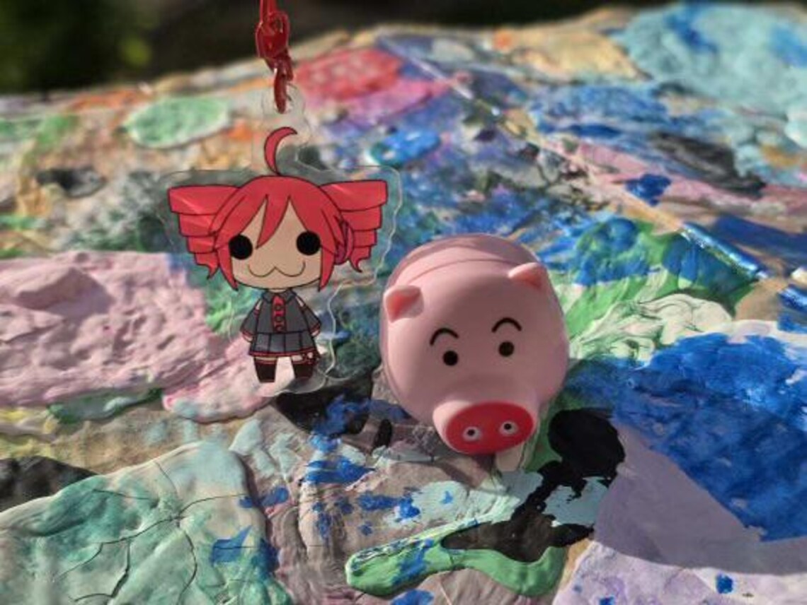 Kasane Teto Keychain Vocaloid - Etsy