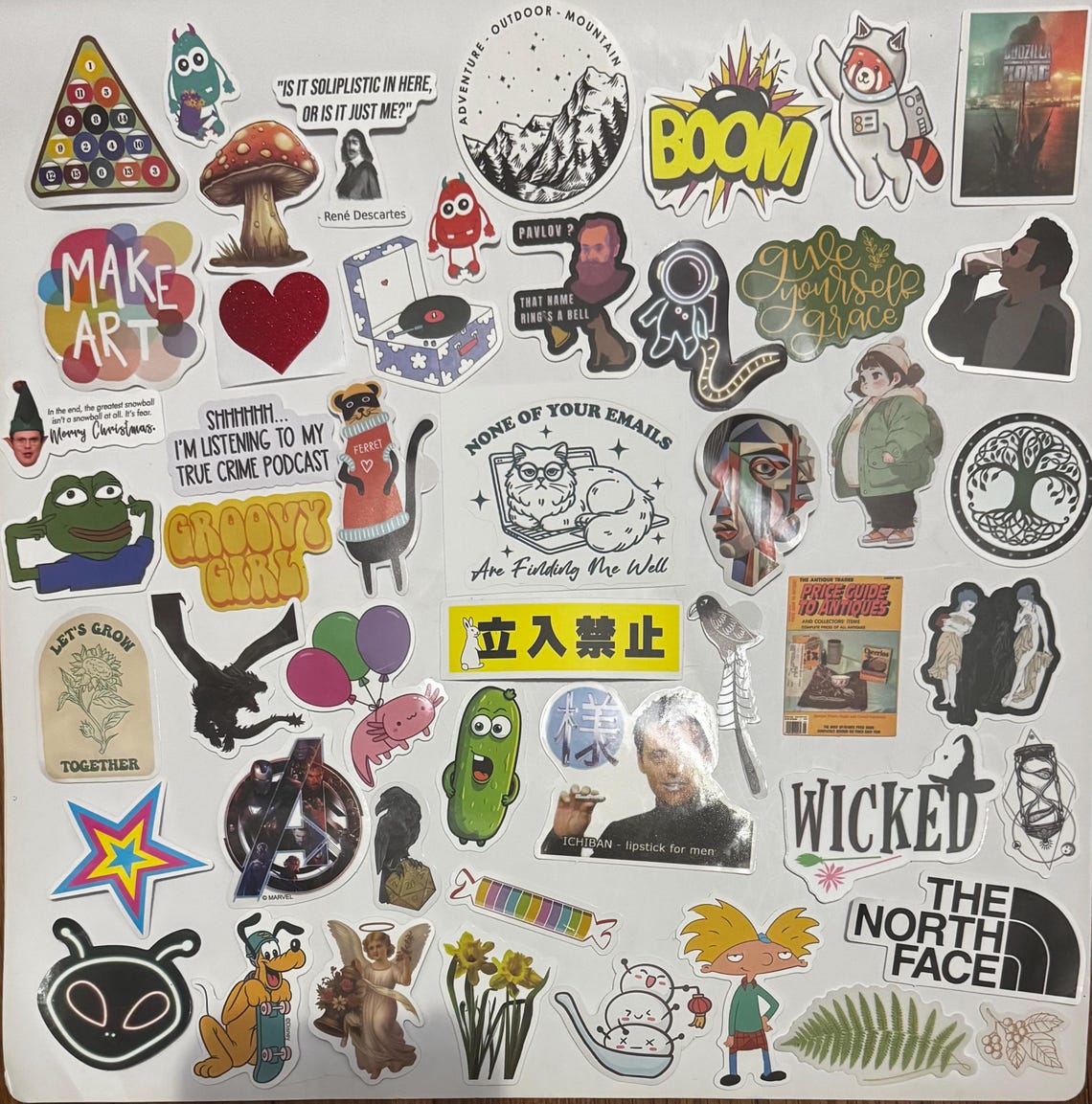 Sticker Collection 45+ Stickers Lot Variety Mixed Miscellaneous (J) - Etsy
