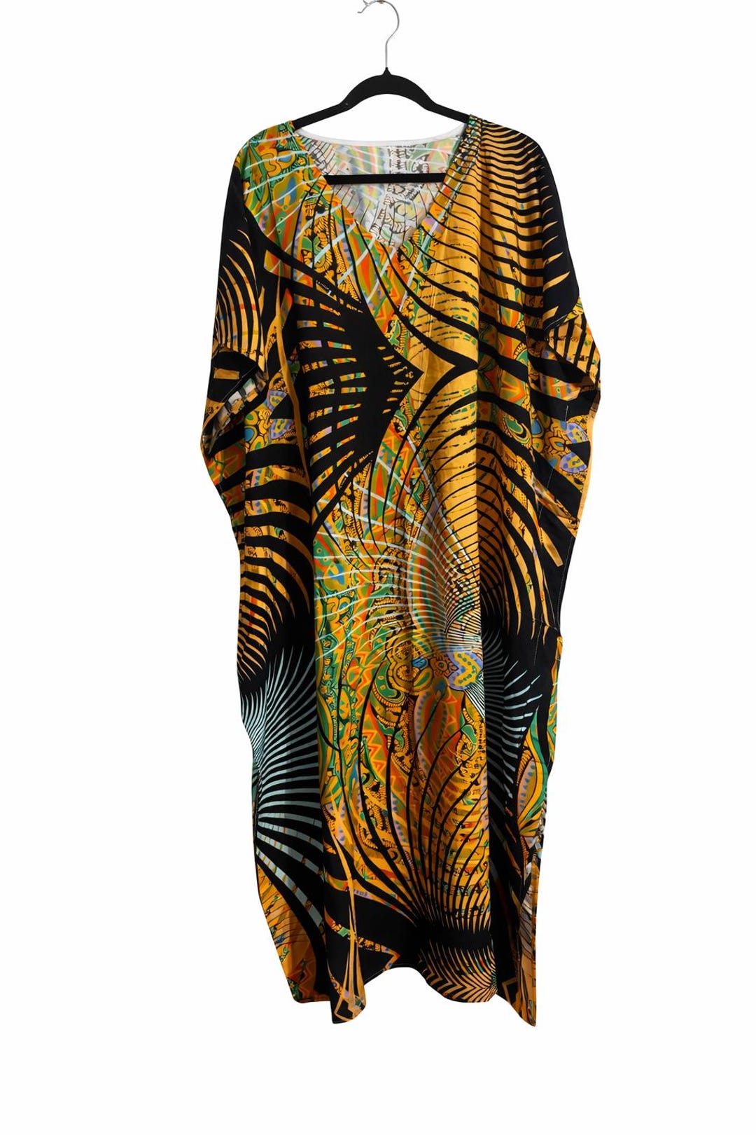 Mrs. Helen Roper Costume, Plus Size Colorful Kaftan Roper Romp Robe ...