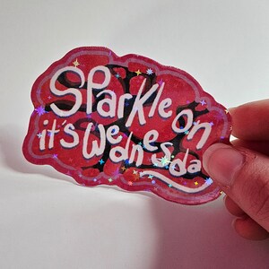 Jerma Peep the Horror Sparkle on Holographic Sticker - Etsy