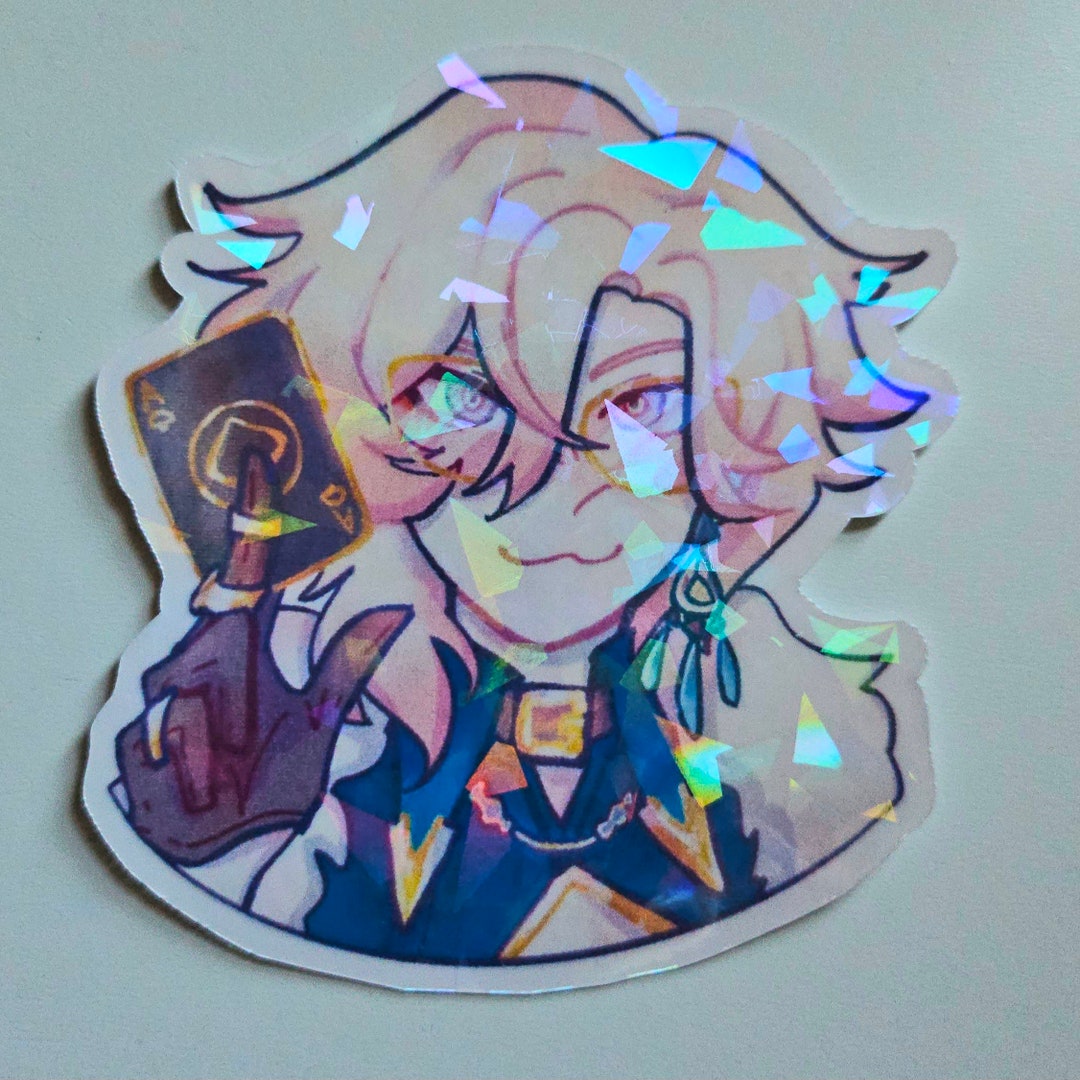 Aventurine Honkai Star Rail Holographic Sticker - Etsy