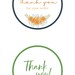 Digital Stickers Thank You, PNG, Circle Stickers for Your Order ...