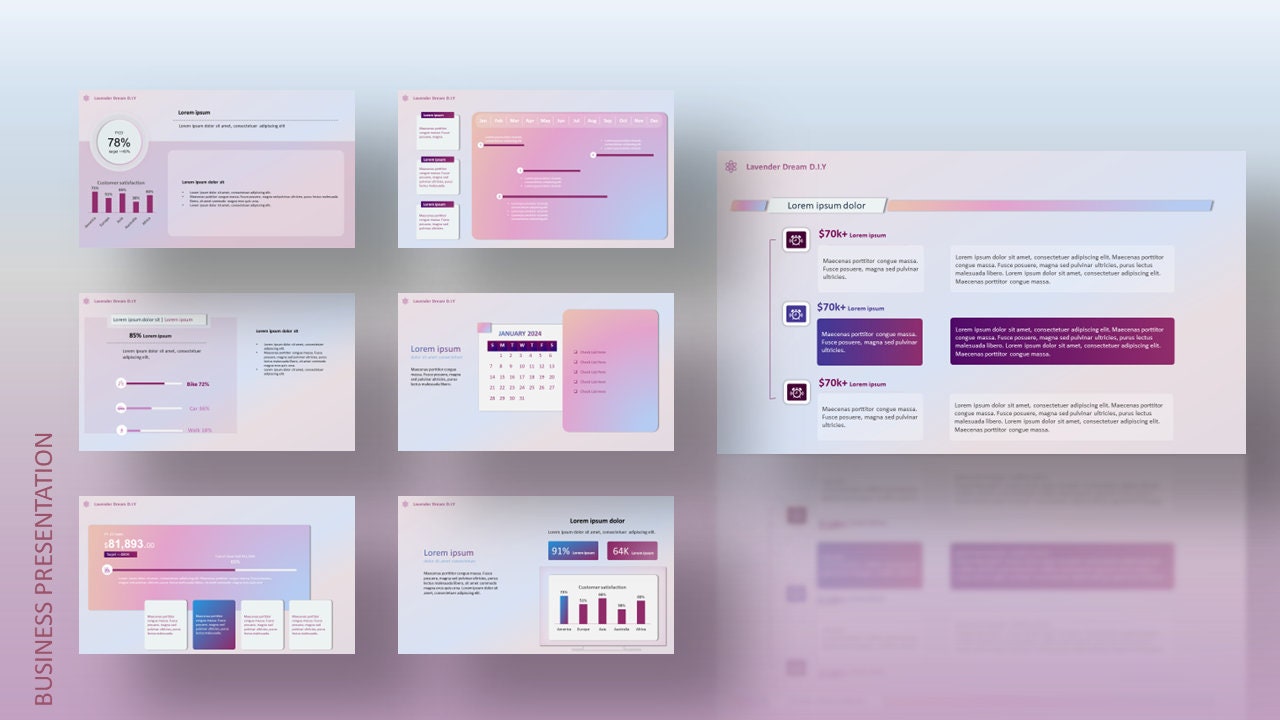 Modern Presentation Template | Elegant and Professional Powerpoint Deck ...