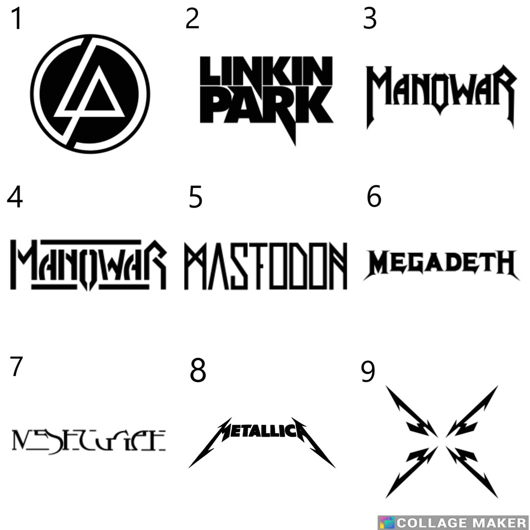 Metal Music Group Decal 2 / Metal Band Decal 2 - Etsy New Zealand