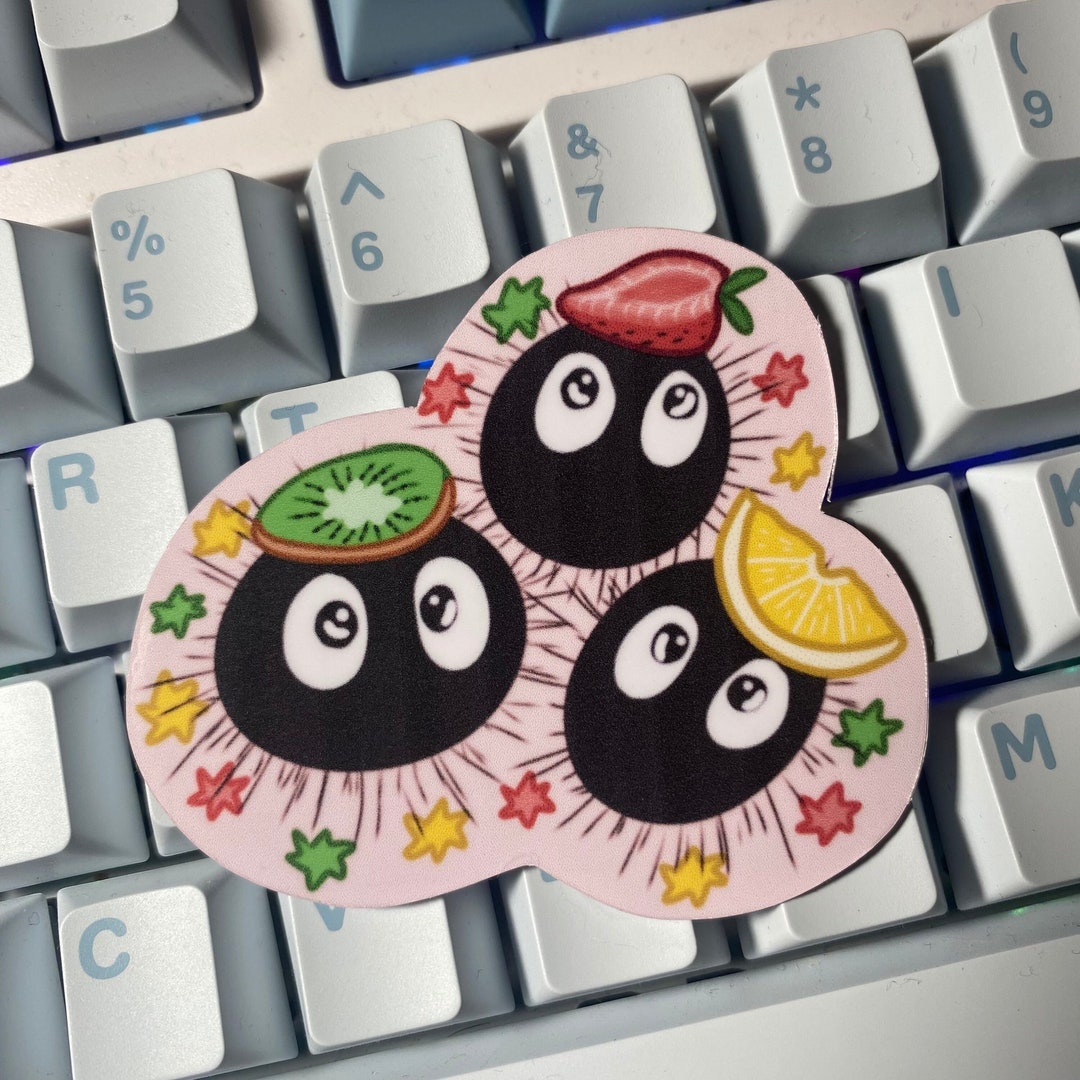 Spirited Away Soot Sprites Fruit Sticker - Etsy