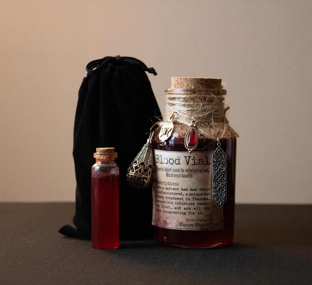 Bloodborne Inspired Blood Vial, Cosplay Prop, Collectible Item, Potion ...