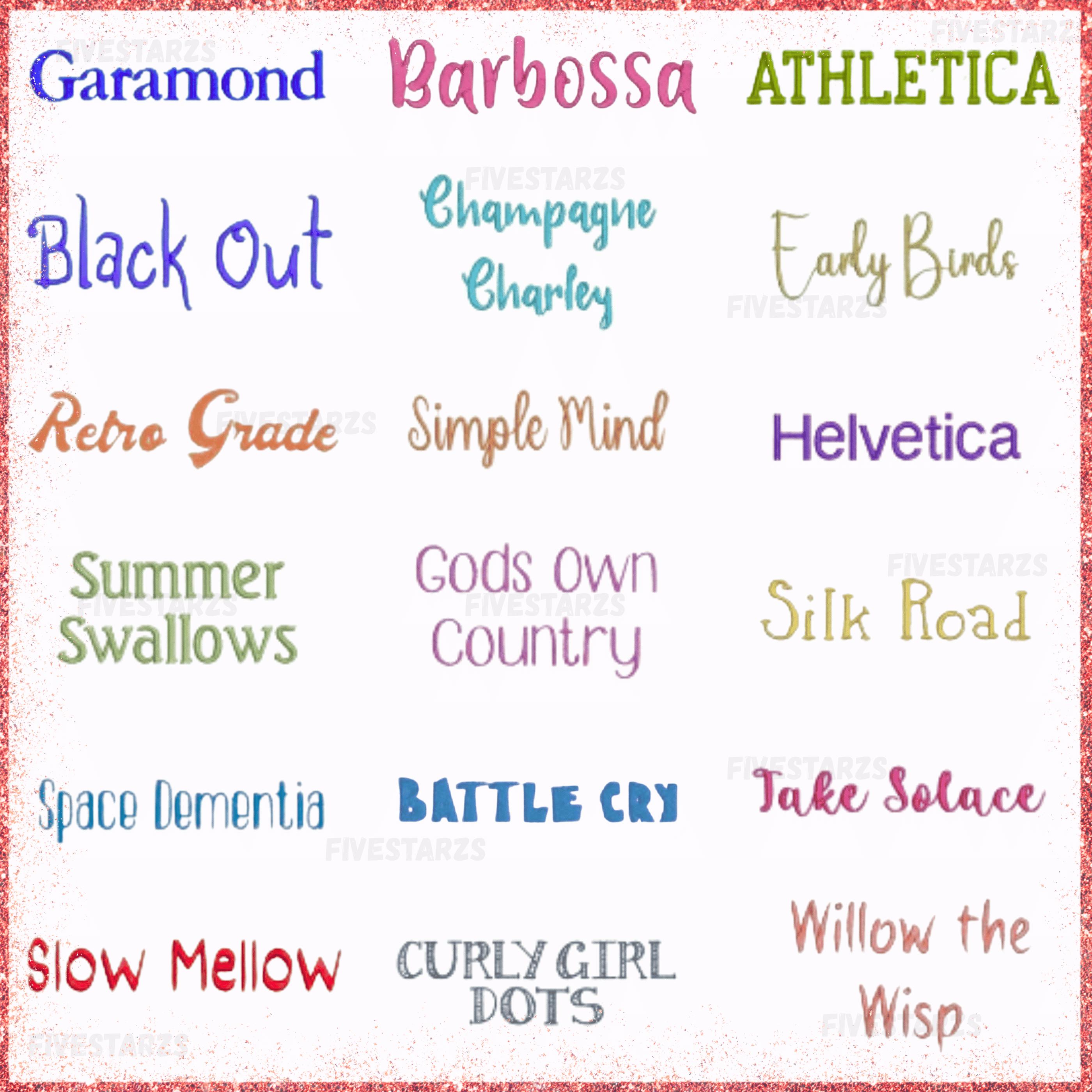 1600+ Machine Embroidery Font Designs (1", 2", 3") – EXP Format for ...