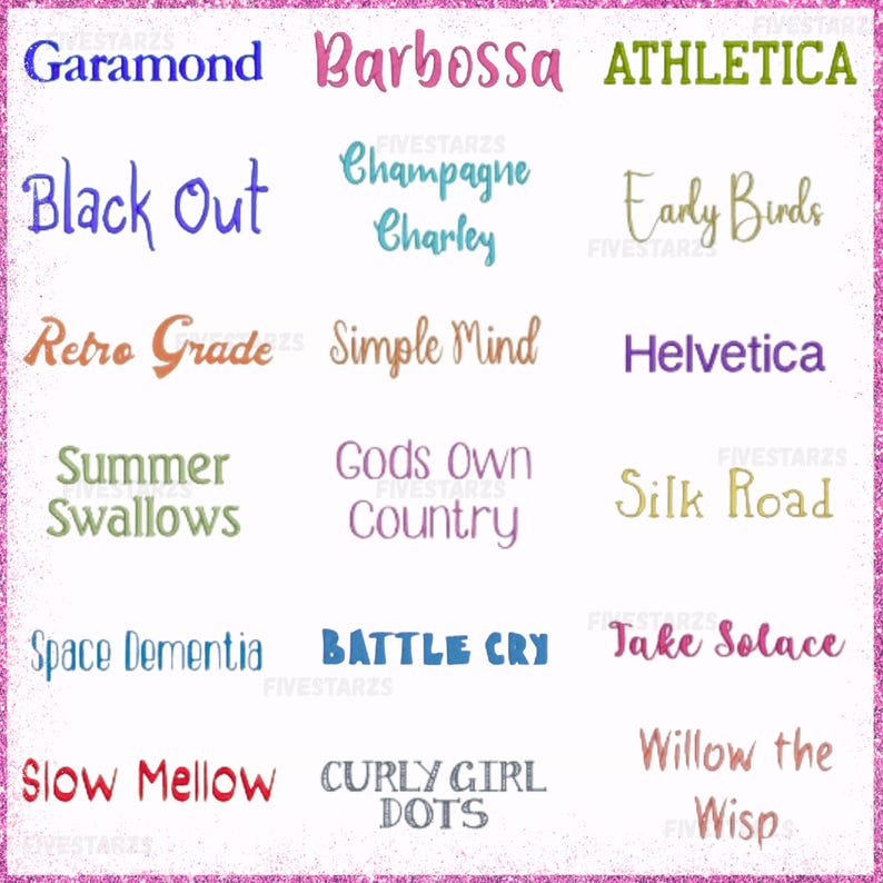 1600+ Machine Embroidery Font Designs (1", 2", 3") – VP3 Format for ...