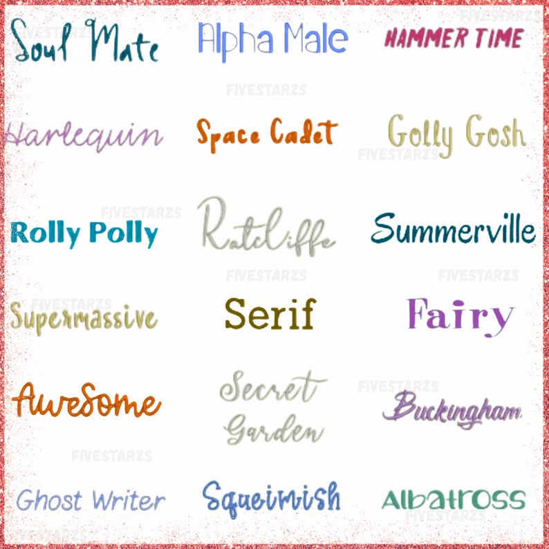 1600+ Machine Embroidery Font Designs (1", 2", 3") – EXP Format for ...