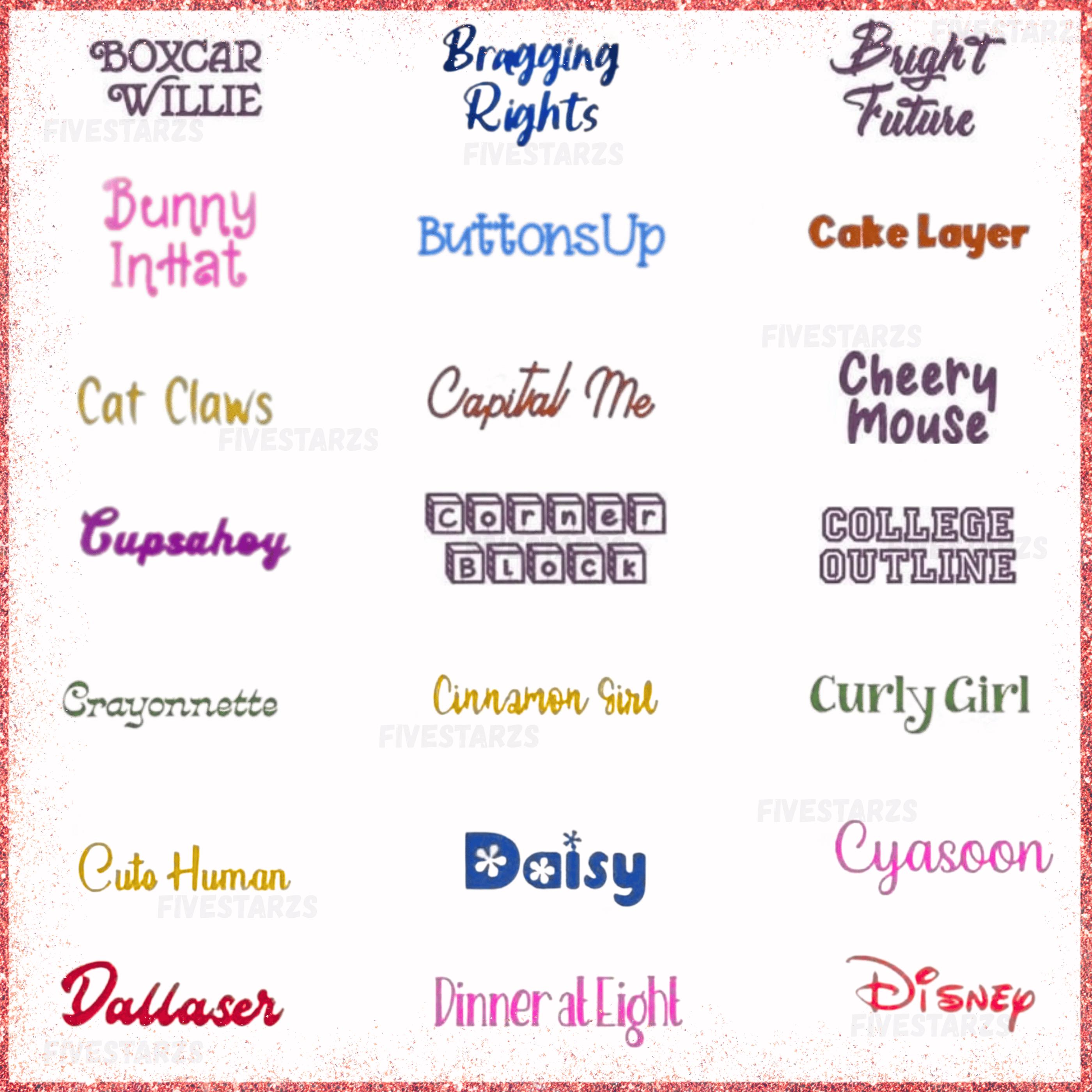 1600+ Machine Embroidery Font Designs (1", 2", 3") – JEF Format for ...