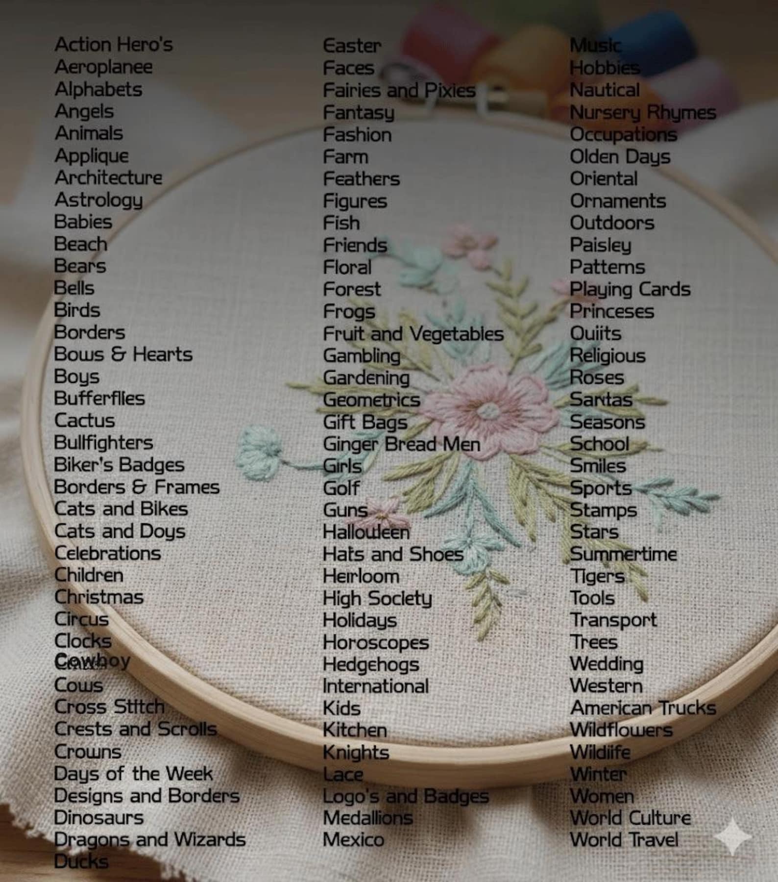 Machine Embroidery Design Bundle for Tajima – Over 650,000 Original DST ...