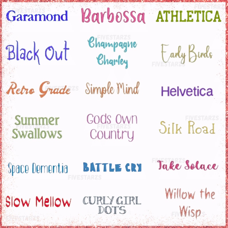1600+ Machine Embroidery Font Designs (1", 2", 3") – JEF Format for ...