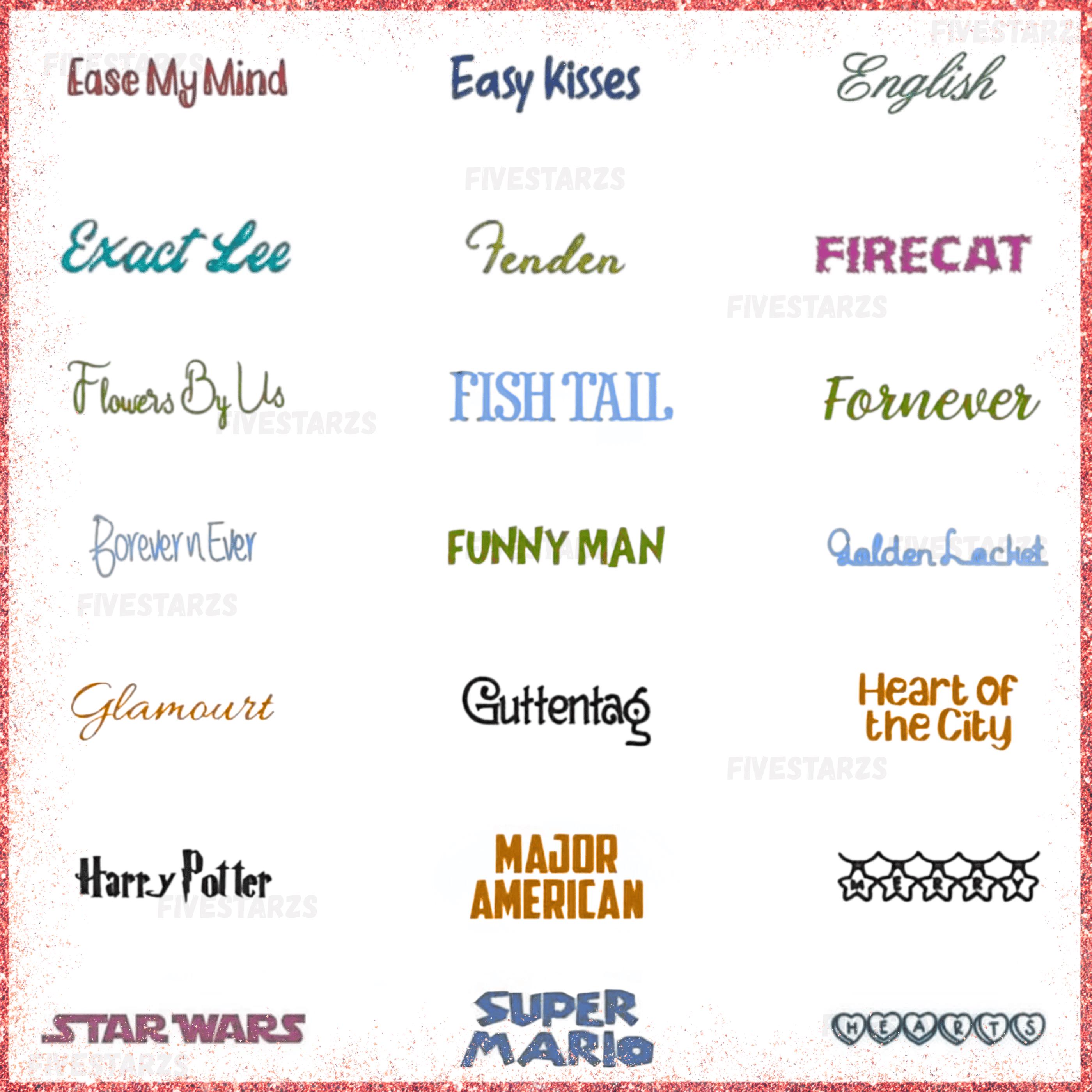 1600+ Machine Embroidery Font Designs (1", 2", 3") – JEF Format for ...