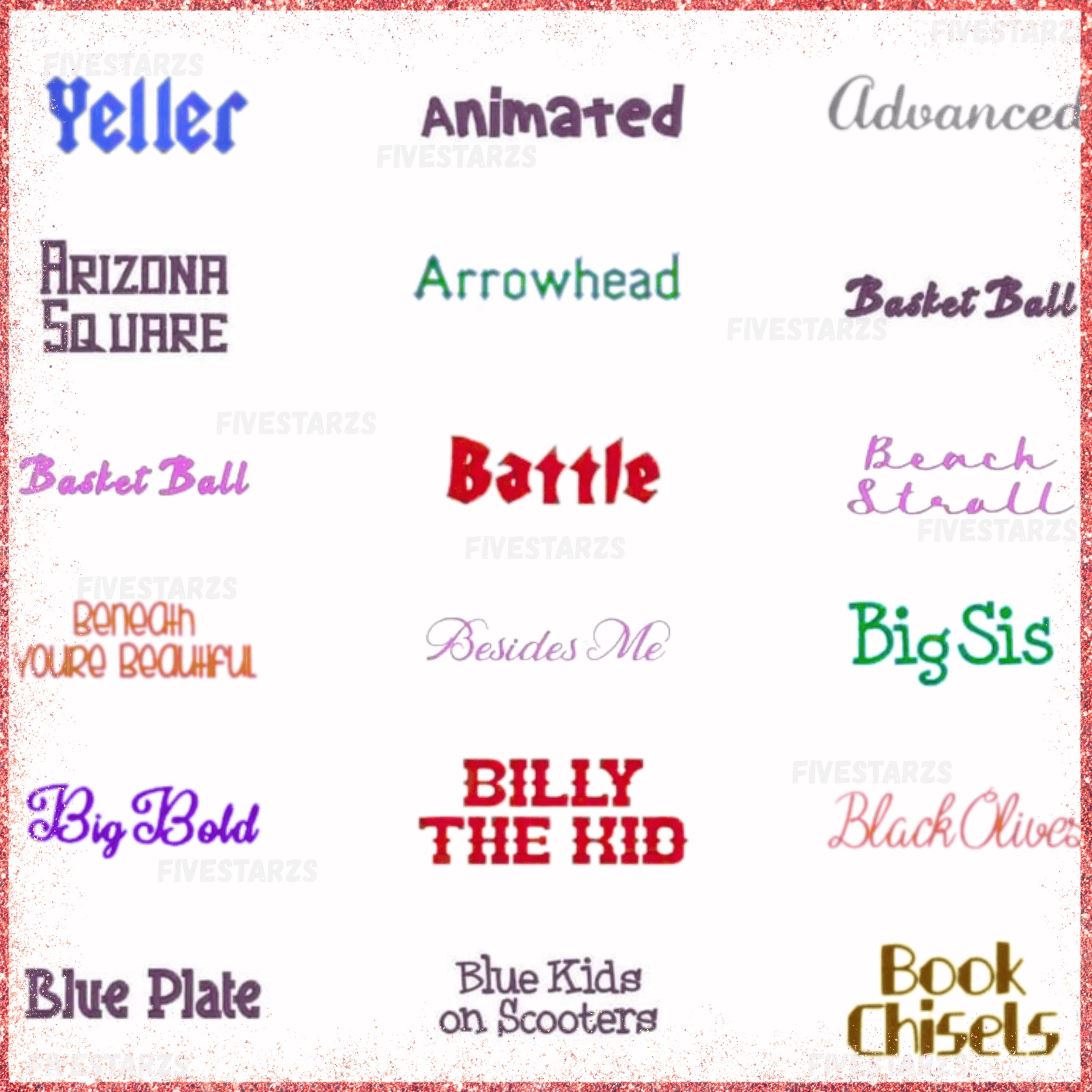 1600+ Machine Embroidery Font Designs (1", 2", 3") – JEF Format for ...